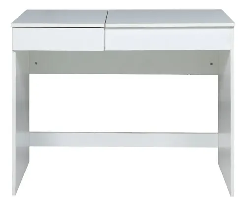 Escritorio Camarin Tocador 90 Cm Con Espejo -color Blanco ...